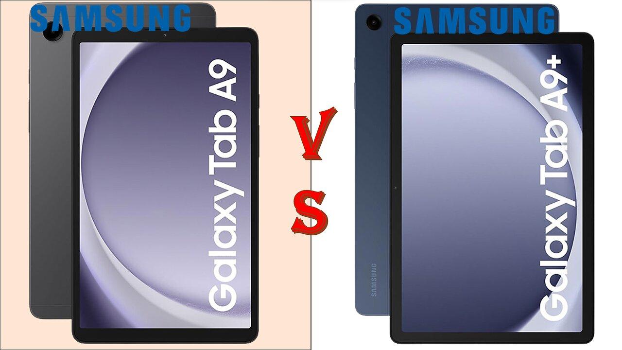 Samsung Galaxy Tab A9 VS Samsung Galaxy Tab A9+ - One News Page VIDEO