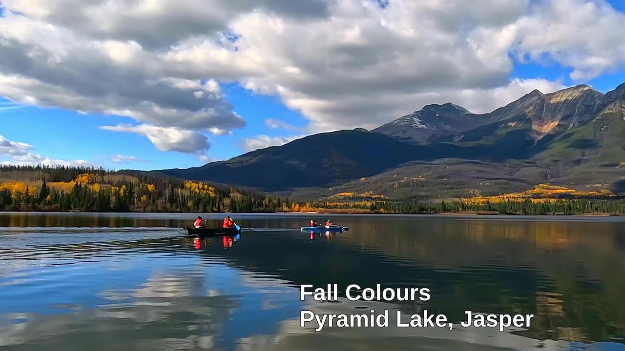 Fall Colours at Pyramid Lake, Jasper - One News Page VIDEO