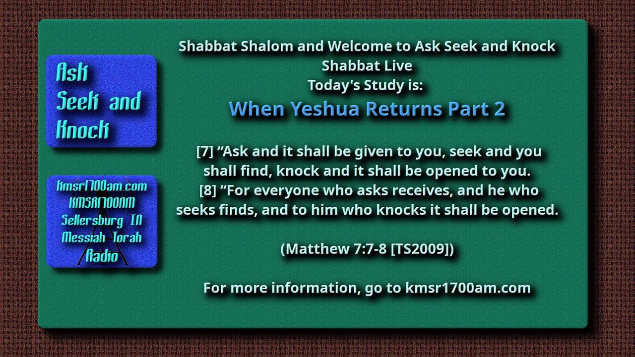 When Yeshua Returns Part 2 - One News Page VIDEO