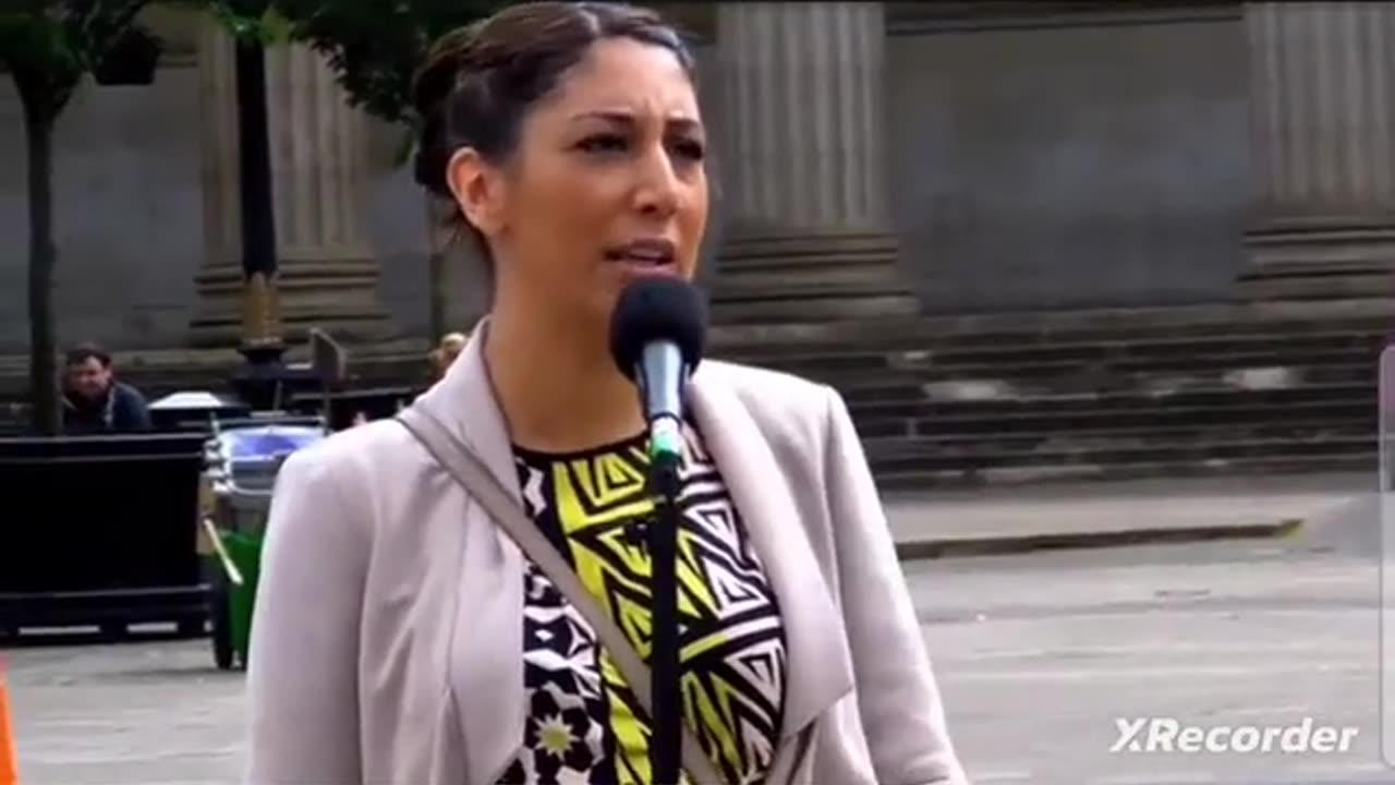Nadia El-Nakla wife of the First Minister of - One News Page VIDEO