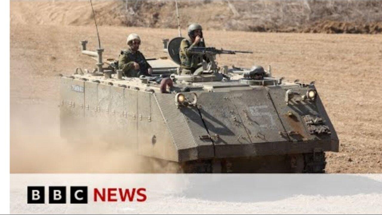 Israel troops taking positions near Gaza border - One News Page VIDEO