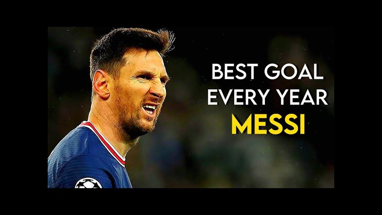 Messi Best Goal Every Year (2005-2021) - One News Page VIDEO