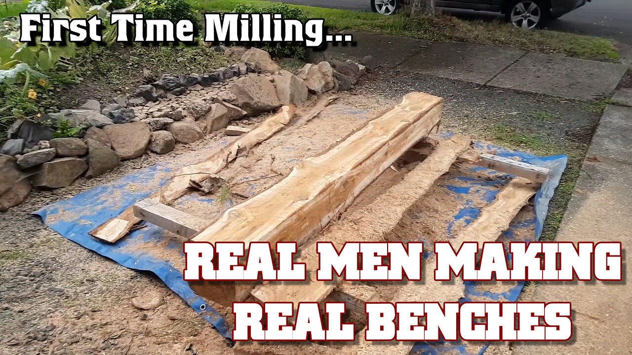 REAL MEN MAKING REAL BENCHES - One News Page VIDEO