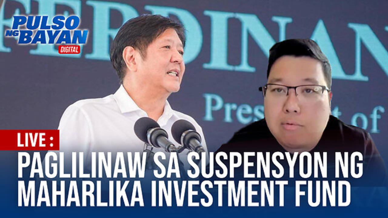 Paglilinaw sa suspensyon ng Maharlika Investment - One News Page VIDEO