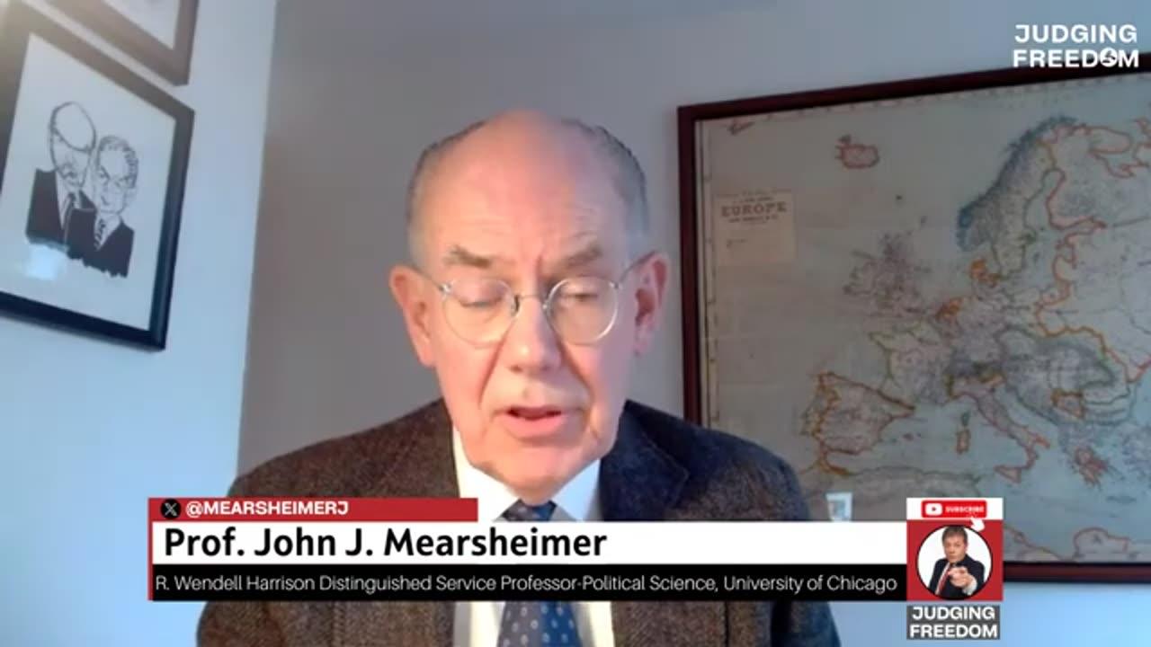 Prof. John Mearsheimer: How is the Israeli - One News Page VIDEO