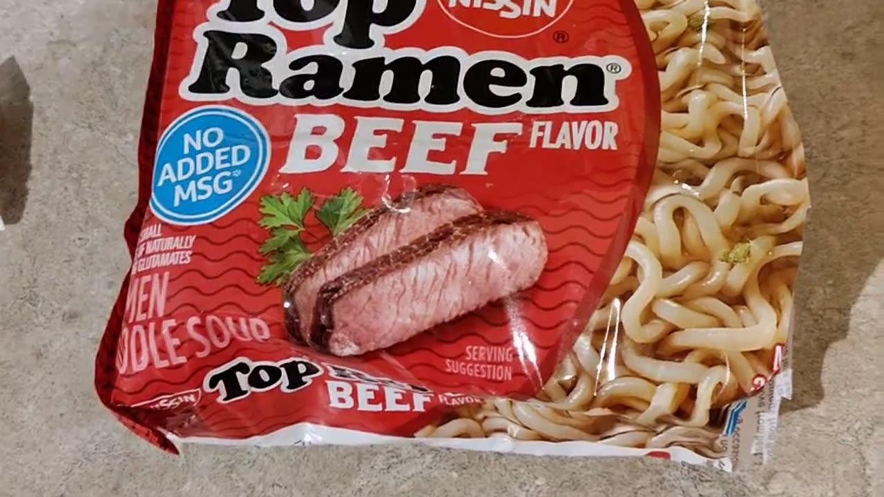 Eating Nissin Top Ramen Beef Flavor, Dbn, MI, - One News Page VIDEO