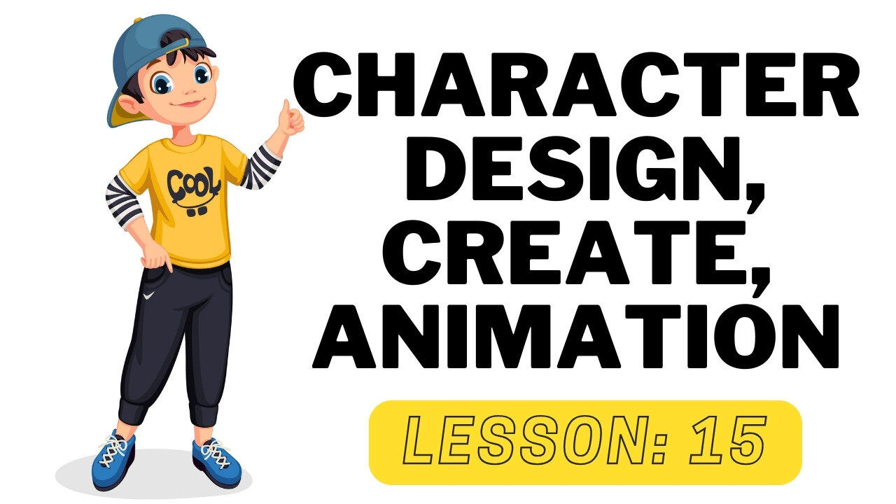 Character Design, create, animation_ Lesson_15 - One News Page VIDEO