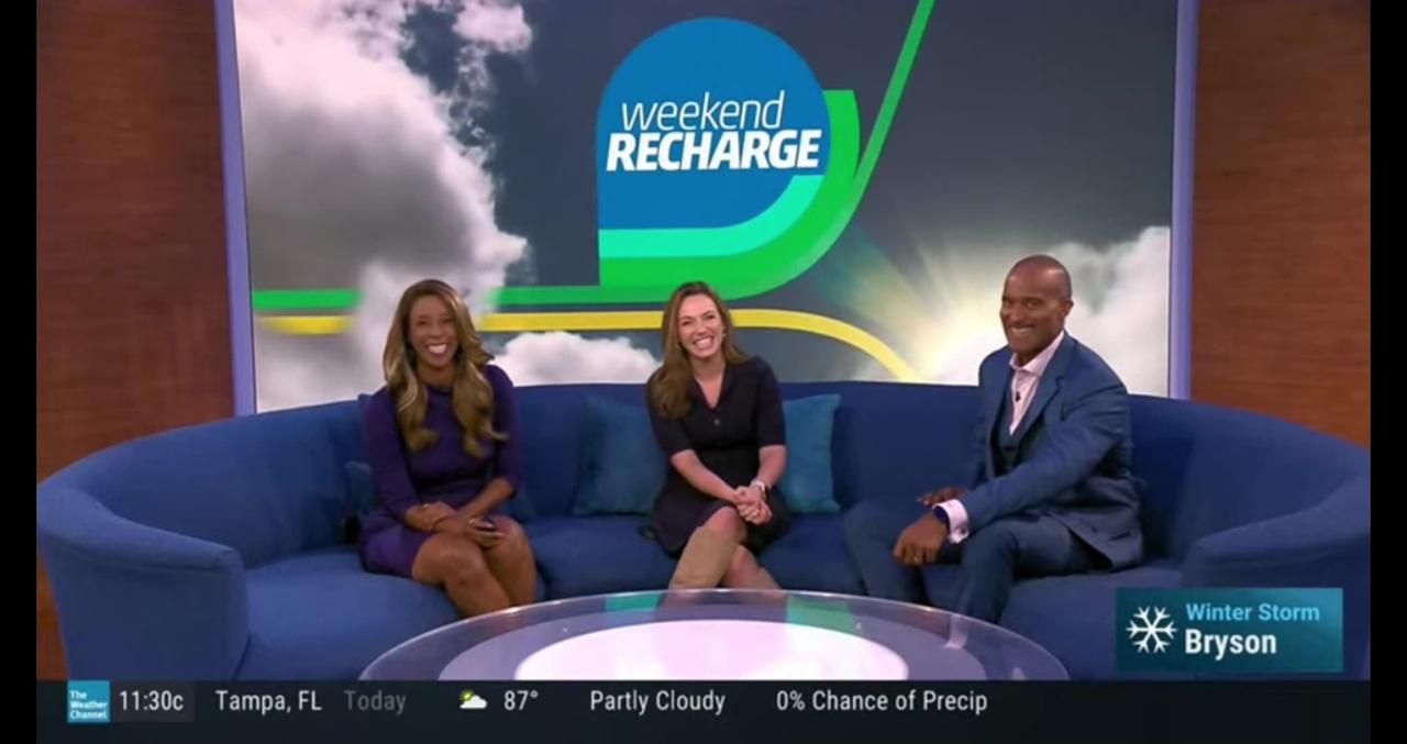 Weather Channel's Hot Molly McCollum & - One News Page VIDEO