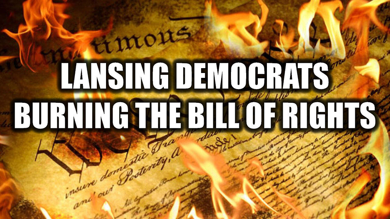 Lansing Democrats Burning the Bill of Rights - One News Page VIDEO