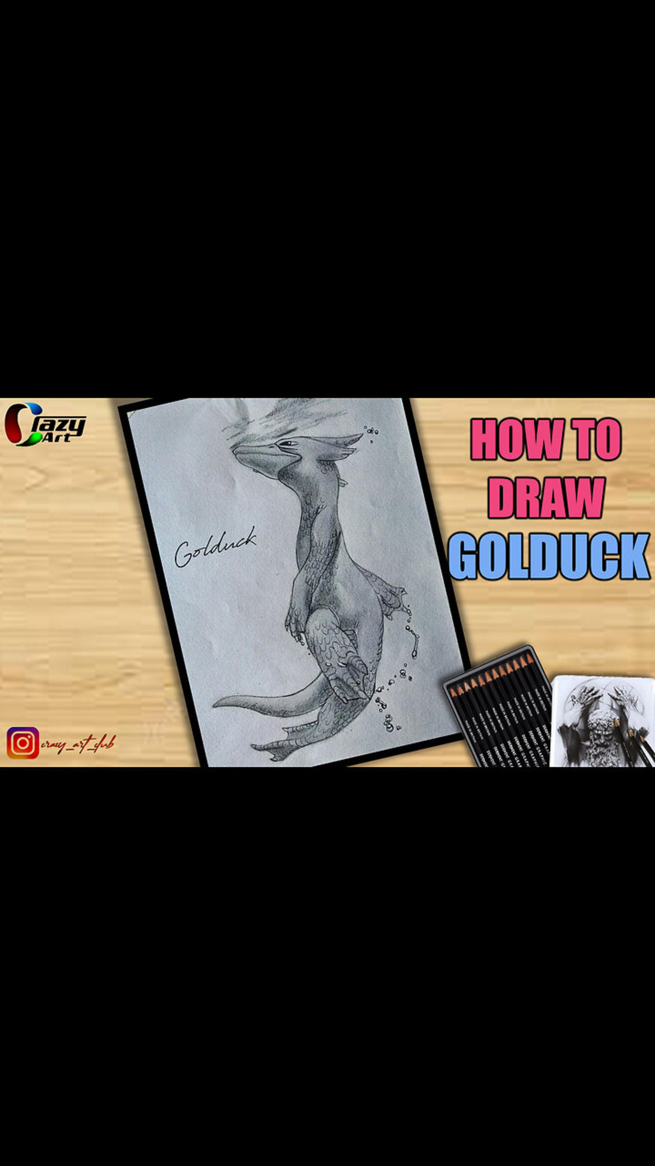 How to draw Golduck #pokemon #pikachu #art - One News Page VIDEO