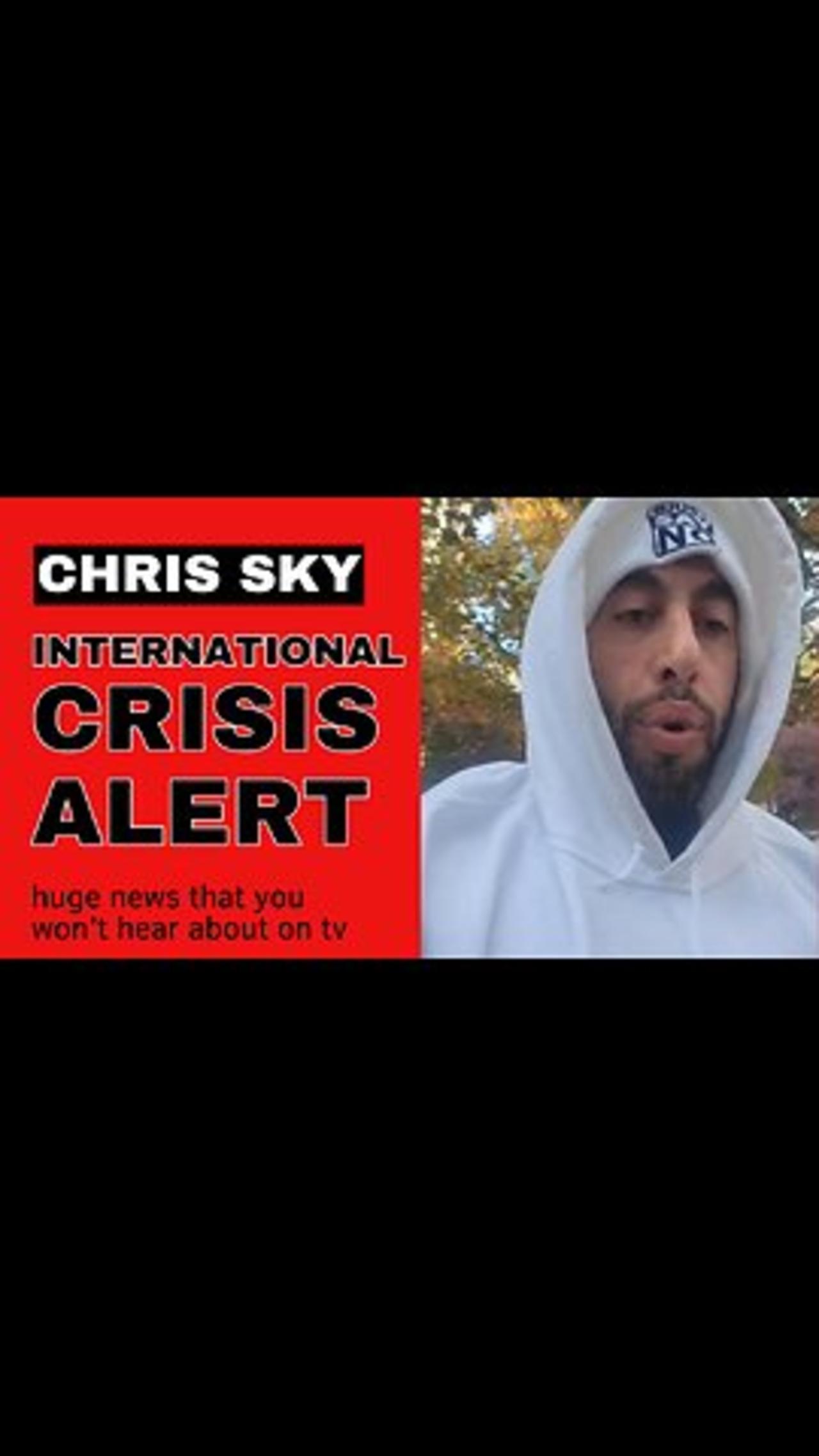 Chris Sky: International Crisis Alert! - One News Page VIDEO