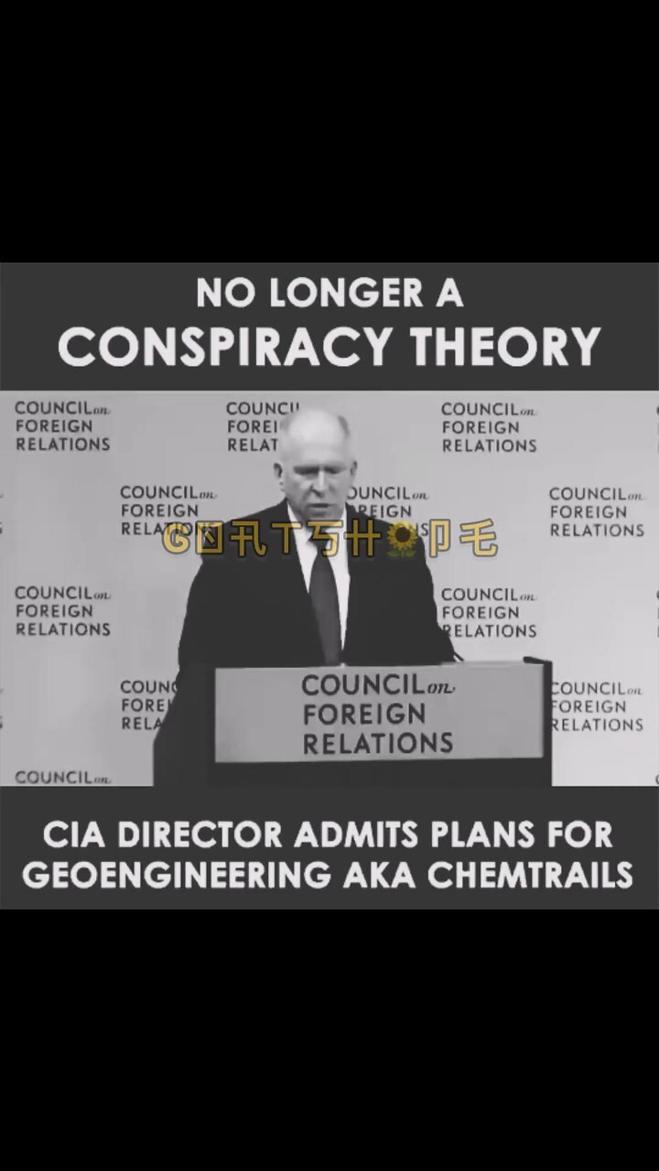 CIA Director admits plans for geo-engineering - One News Page VIDEO