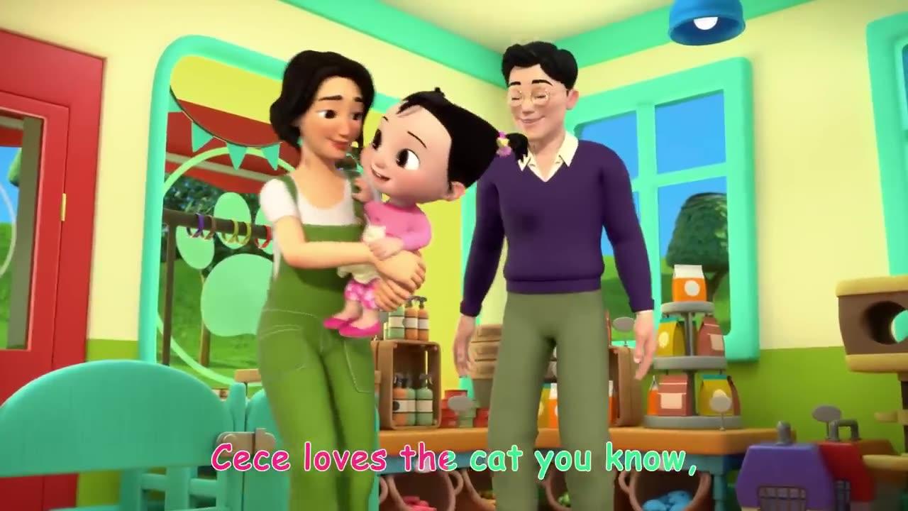 Cece Had a Little Cat _ CoComelon Nursery Rhymes - One News Page VIDEO