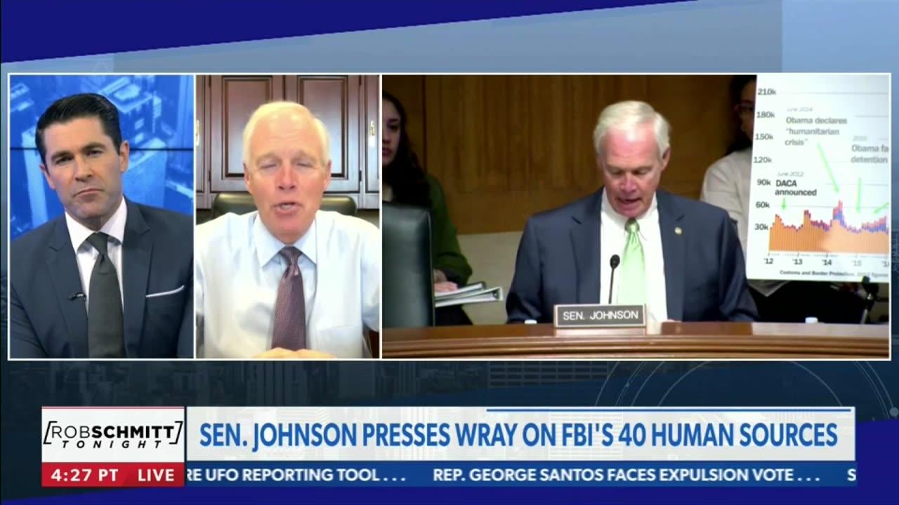 Senator Ron Johnson on Rob Schmitt Tonight - One News Page VIDEO