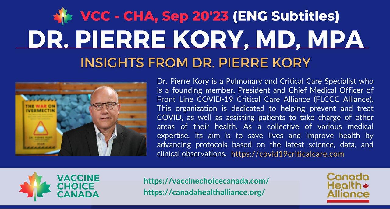 Dr Pierre Kory - Observations and Insights (ENG - One News Page VIDEO