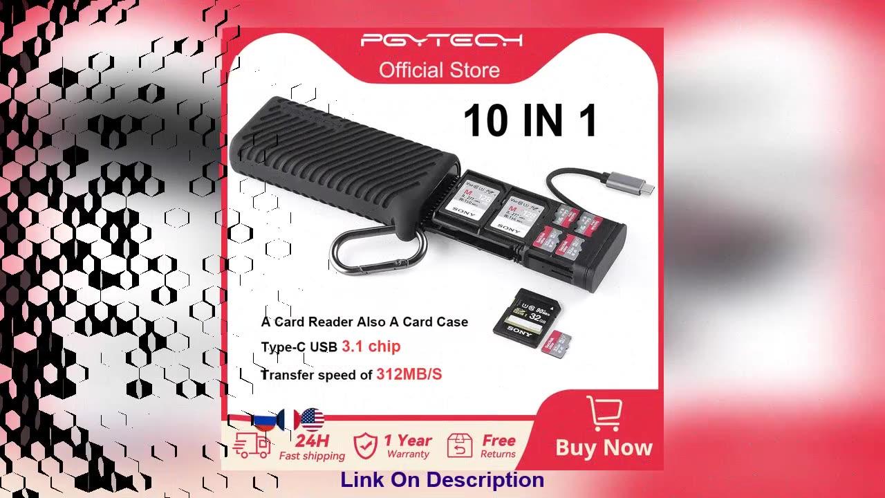 Exclusive PGYTECH CreateMate High-Speed SD Card - One News Page VIDEO