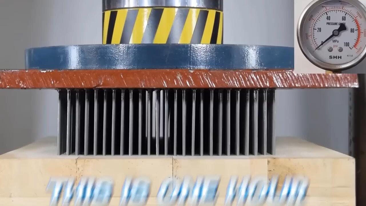 object vs hydraulic press ! (NEW) - One News Page VIDEO object vs hydraulic press ! (NEW) - One News Page VIDEO