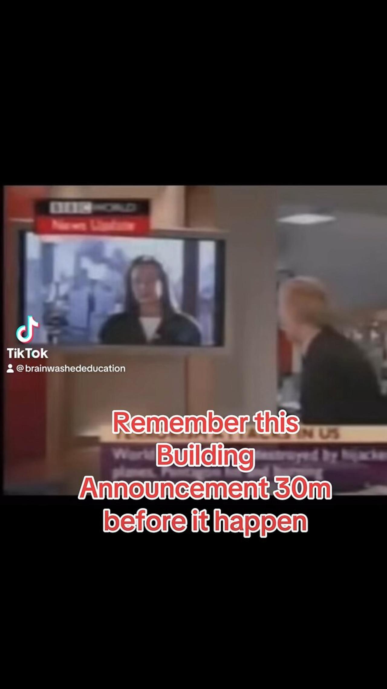 BBC announces building 7 30 before - One News Page VIDEO