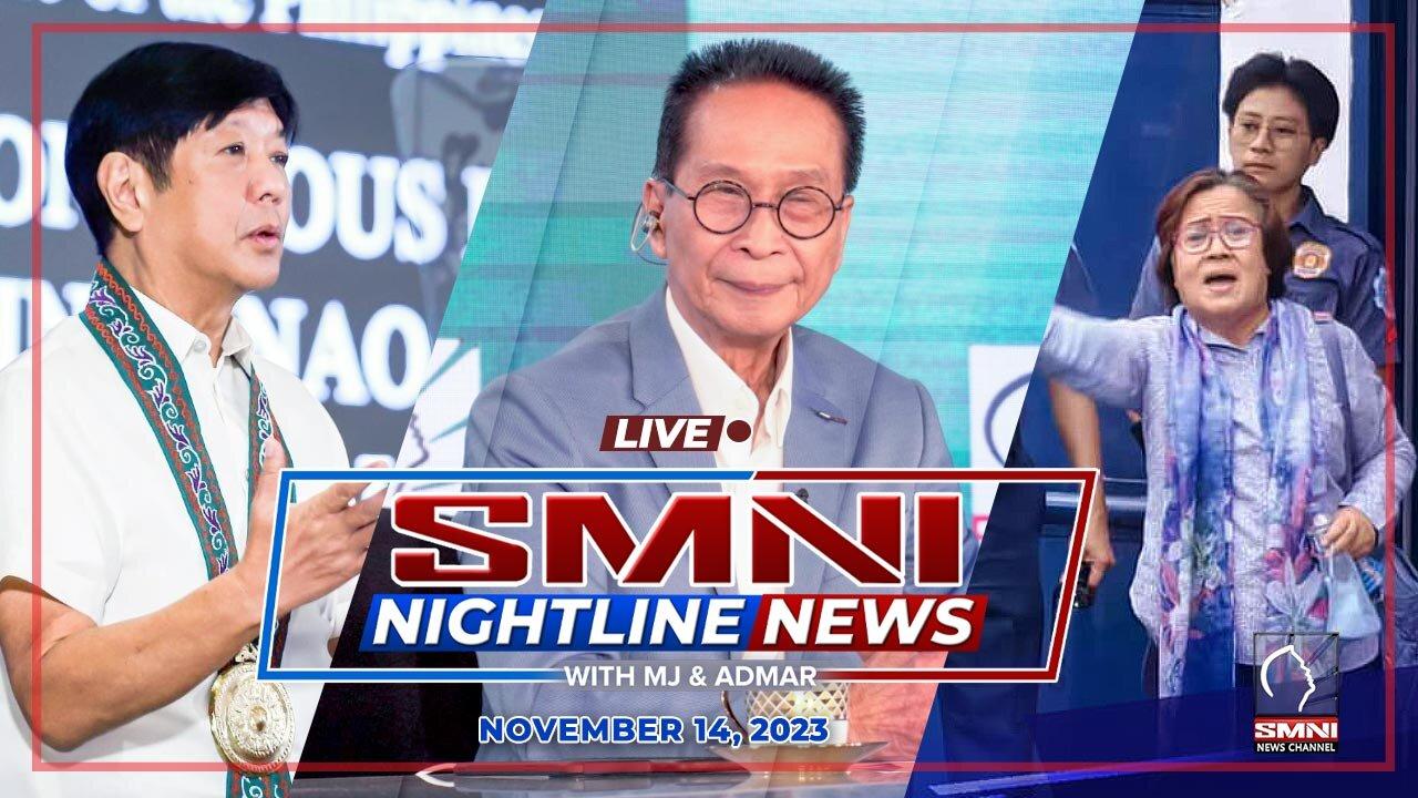 LIVE: SMNI Nightline News with Admar Vilando and - One News Page VIDEO