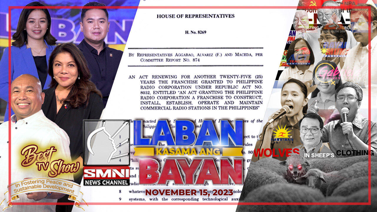 LIVE: Laban Kasama ang Bayan | November 15, 2023 - One News Page VIDEO