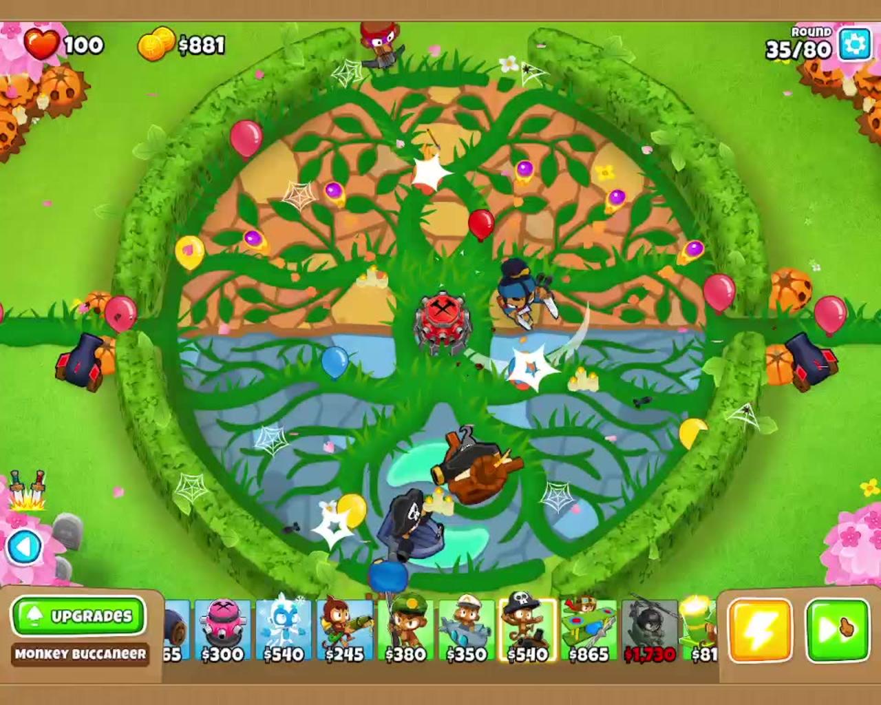 BTD6 Balance map on hard mode - One News Page VIDEO