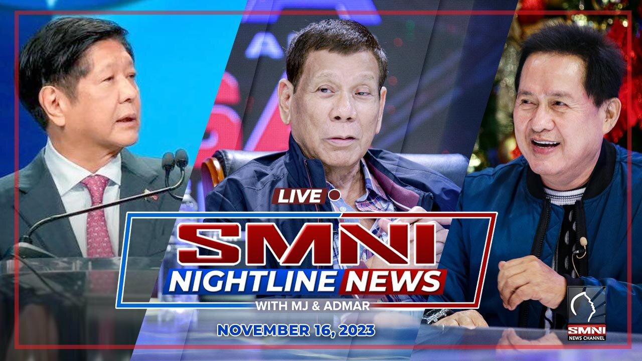 LIVE: SMNI Nightline News with Admar Vilando and - One News Page VIDEO