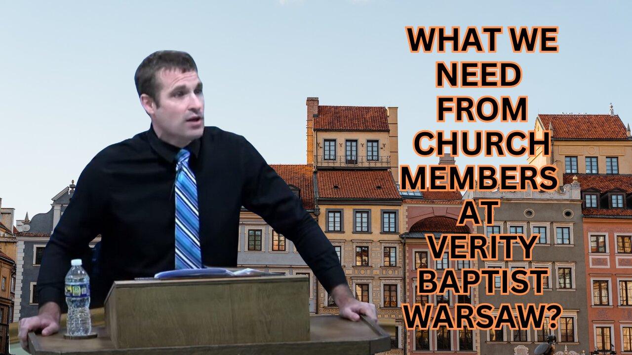 What we Need From Church Members at Verity - One News Page VIDEO