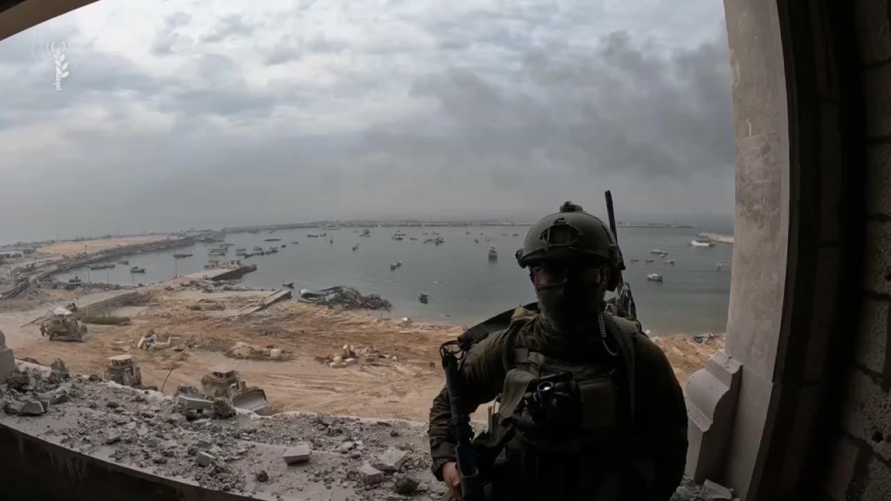 IDF Ground Forces Taking the Port of Gaza - One News Page VIDEO