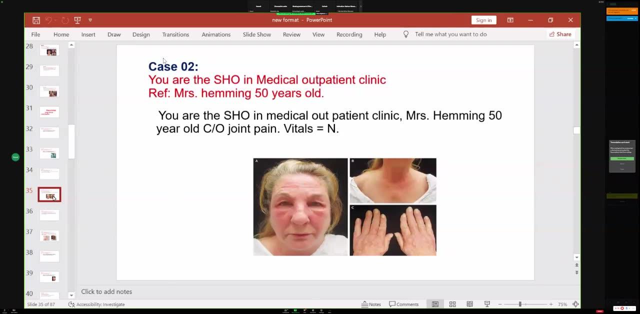 ST5.50 year old lady with joint pain - One News Page VIDEO