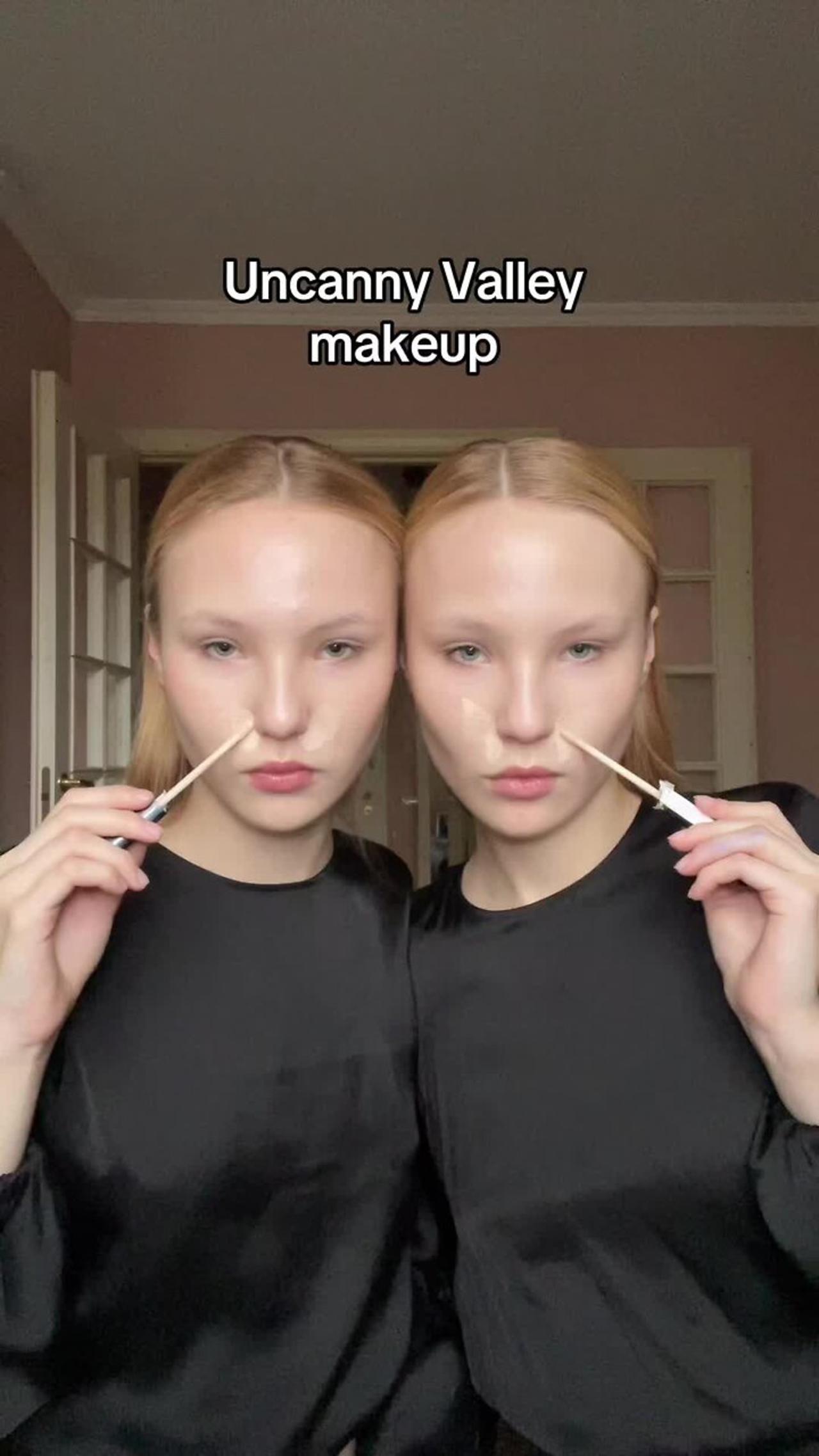Twins do an Uncanny Valley makeup look!.MOV - One News Page VIDEO