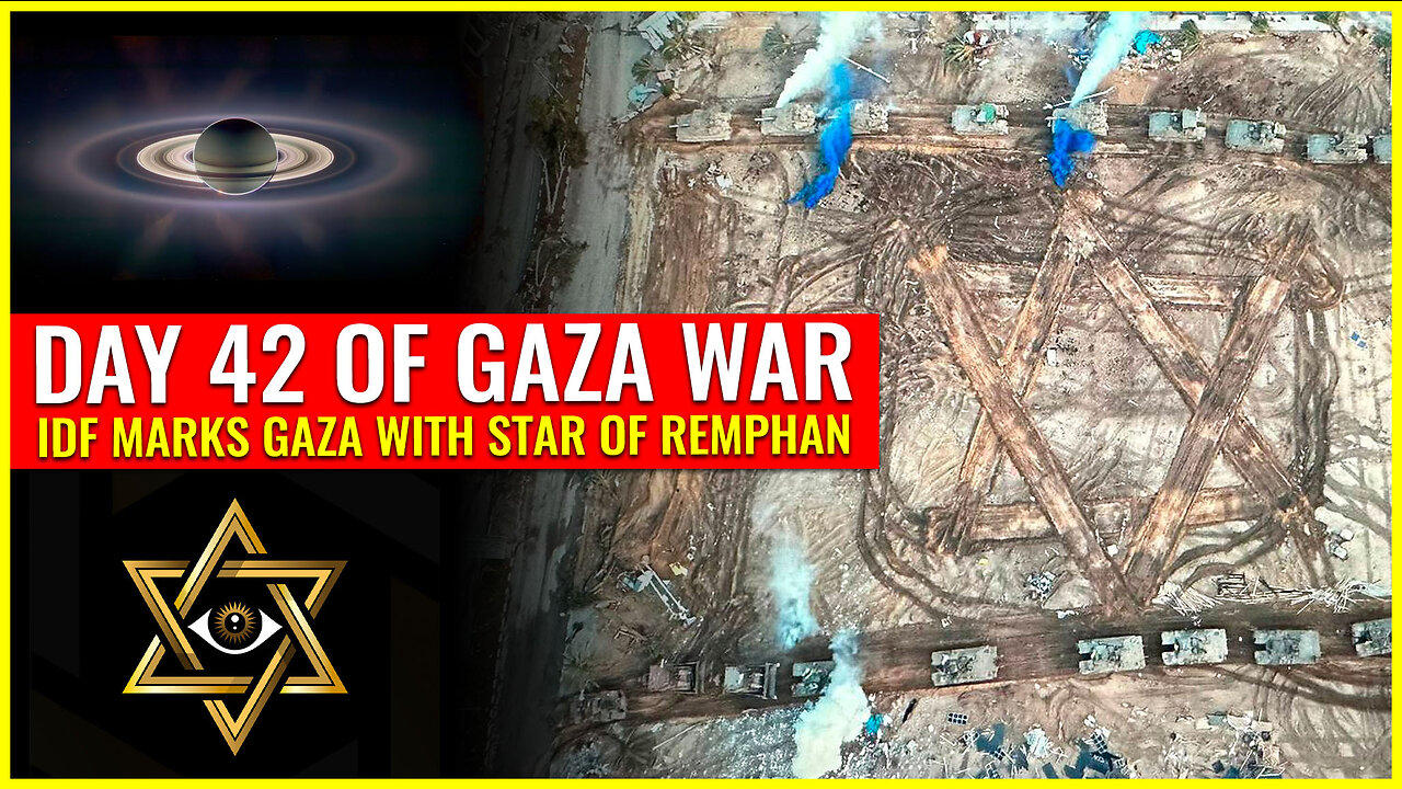 DAY 42 OF GAZA WAR: IDF MARKS GAZA WITH STAR OF - One News Page VIDEO