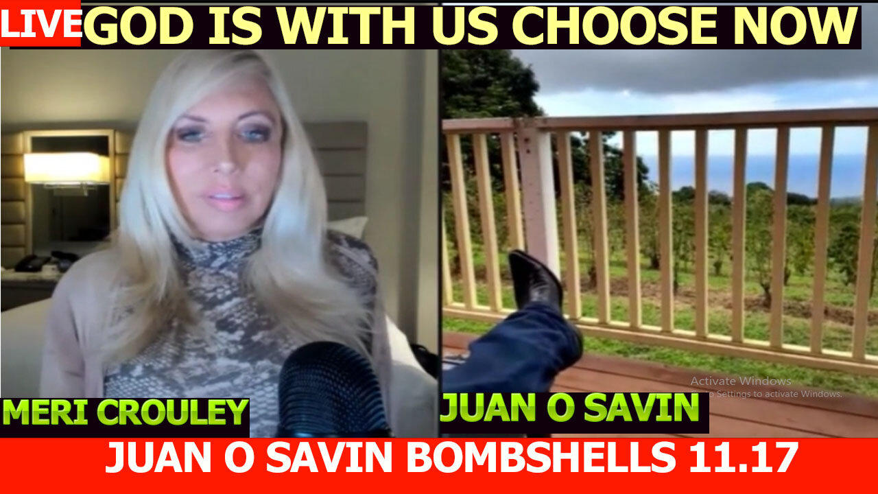 JUAN O SAVIN BOMBSHELLS 11.17- GOD IS WITH US - One News Page VIDEO