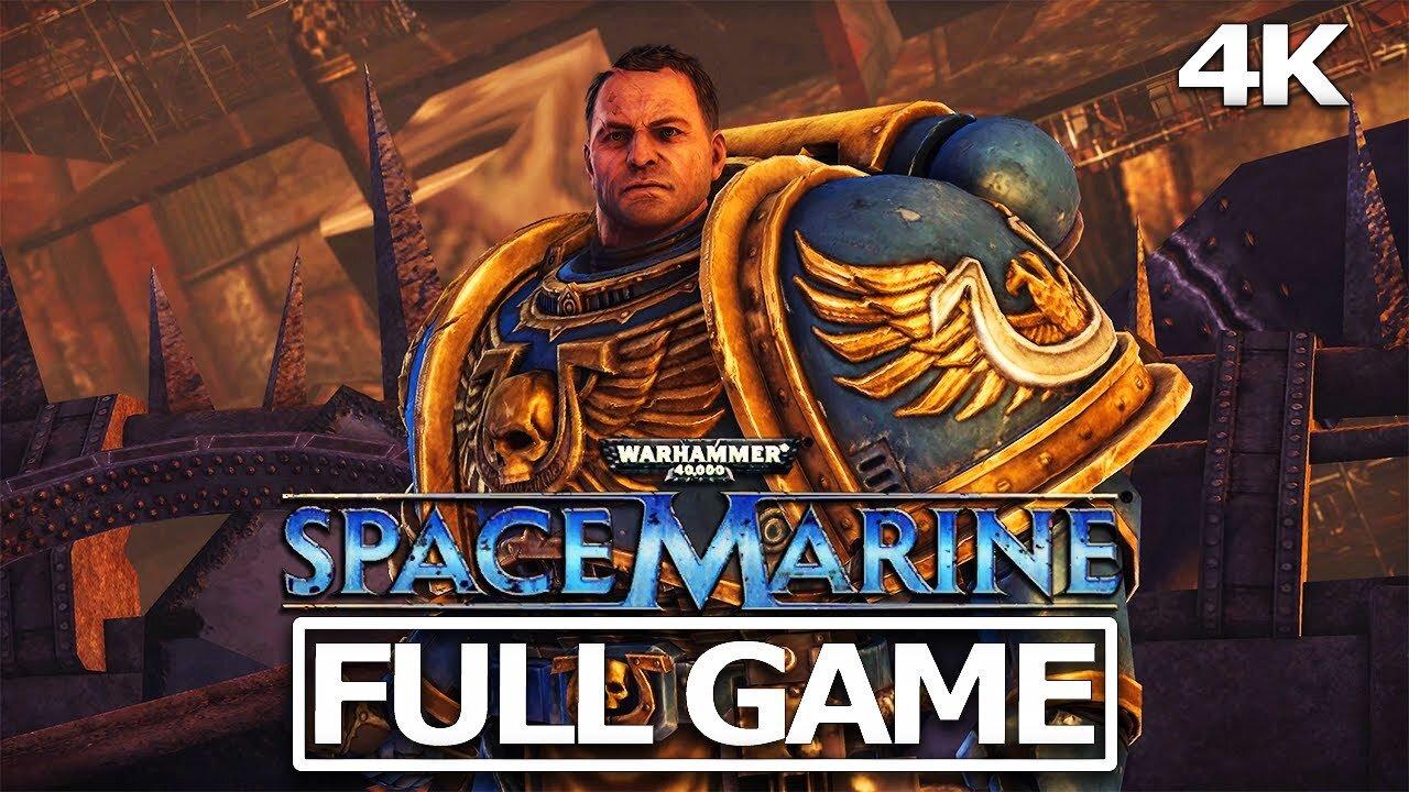 WARHAMMER 40,000 SPACE MARINE Full Gameplay - One News Page VIDEO