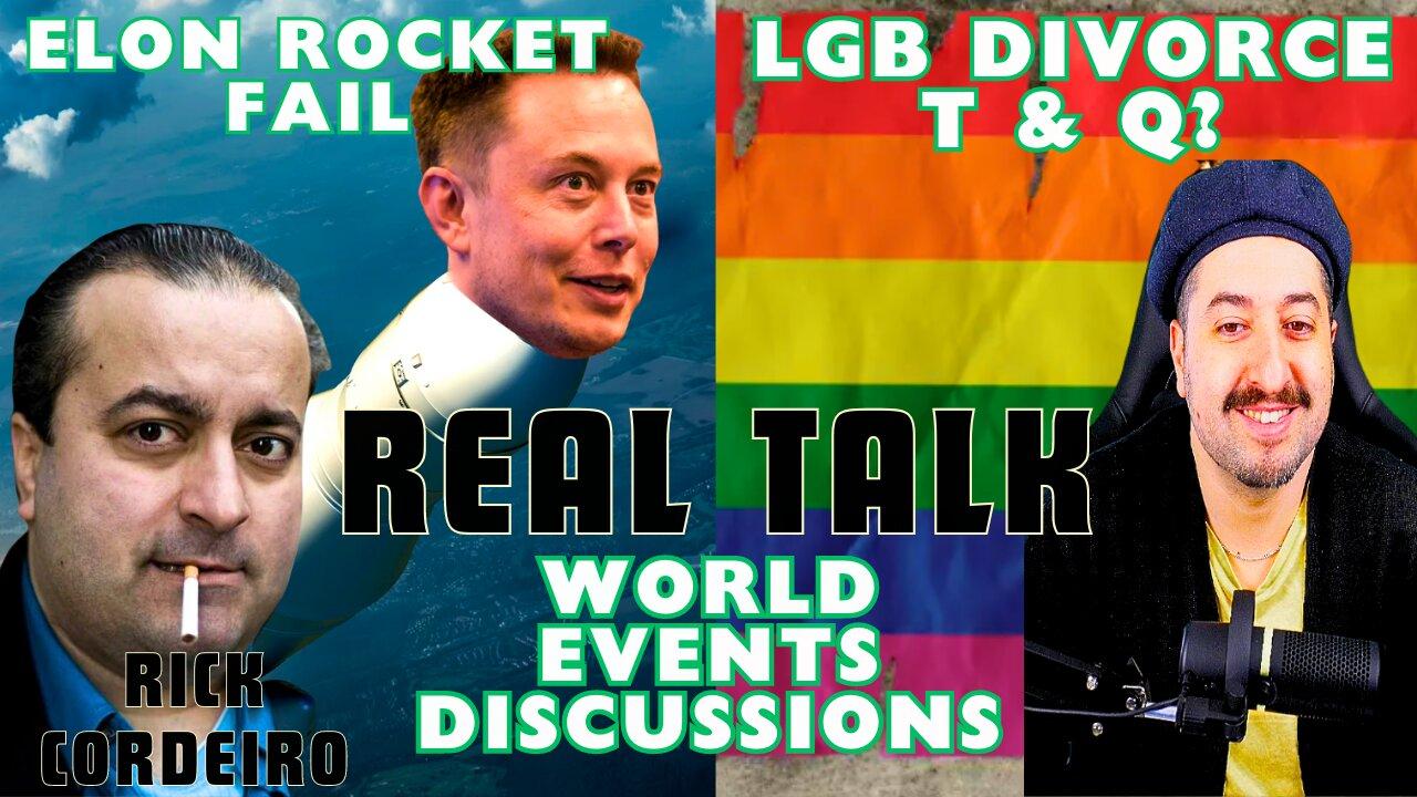 Elon Musk Rocket Fail / LBG DIVORCING T & Q? - One News Page VIDEO