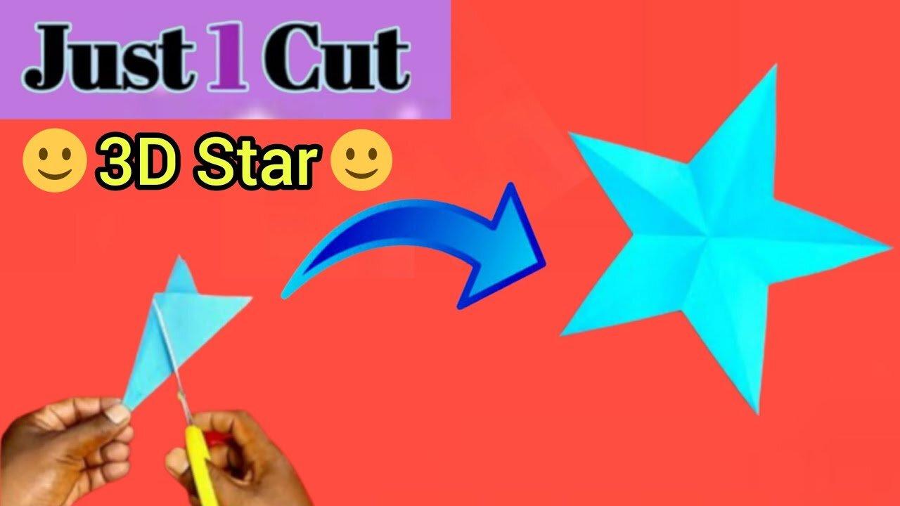 DIY snowflake / How to make five star Snowflakes - One News Page VIDEO