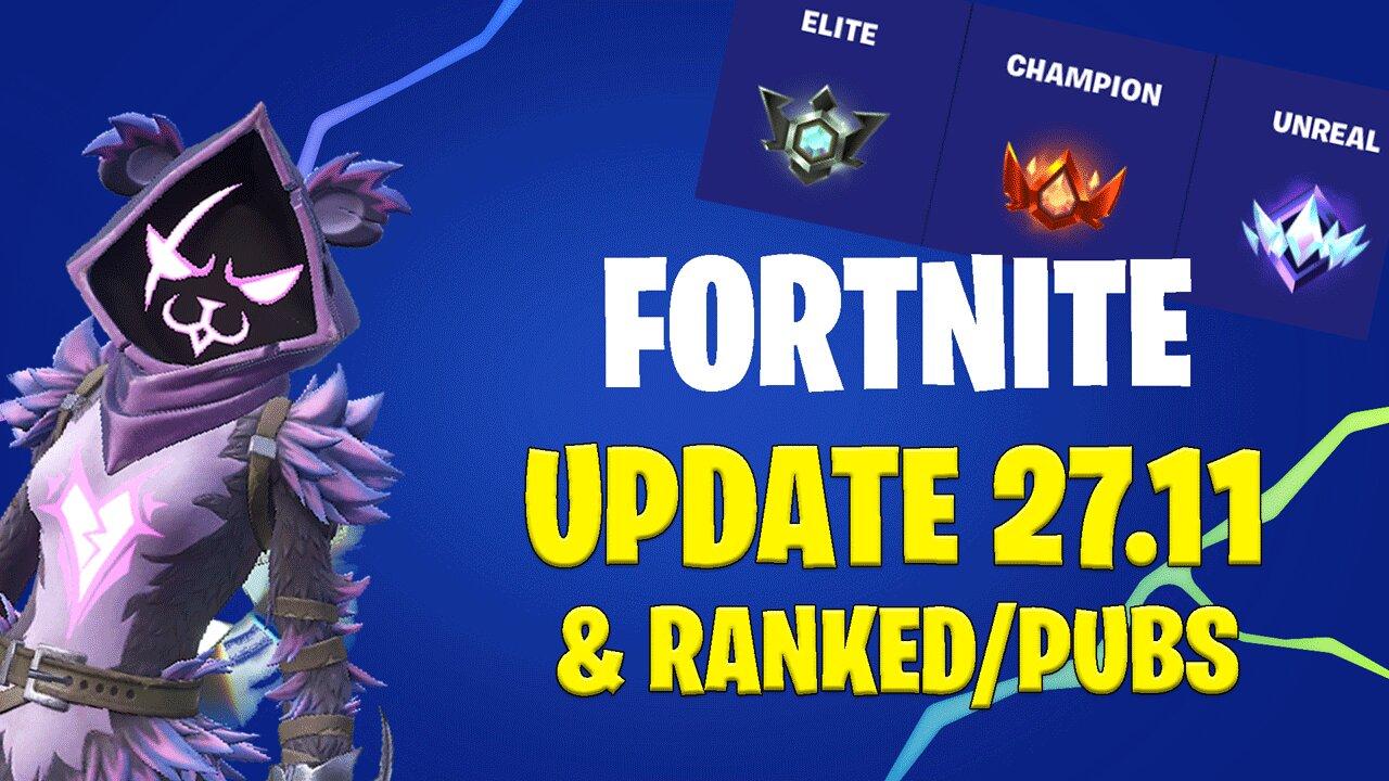 Fortnite OG Update 27.11 - Live Event Update - One News Page VIDEO