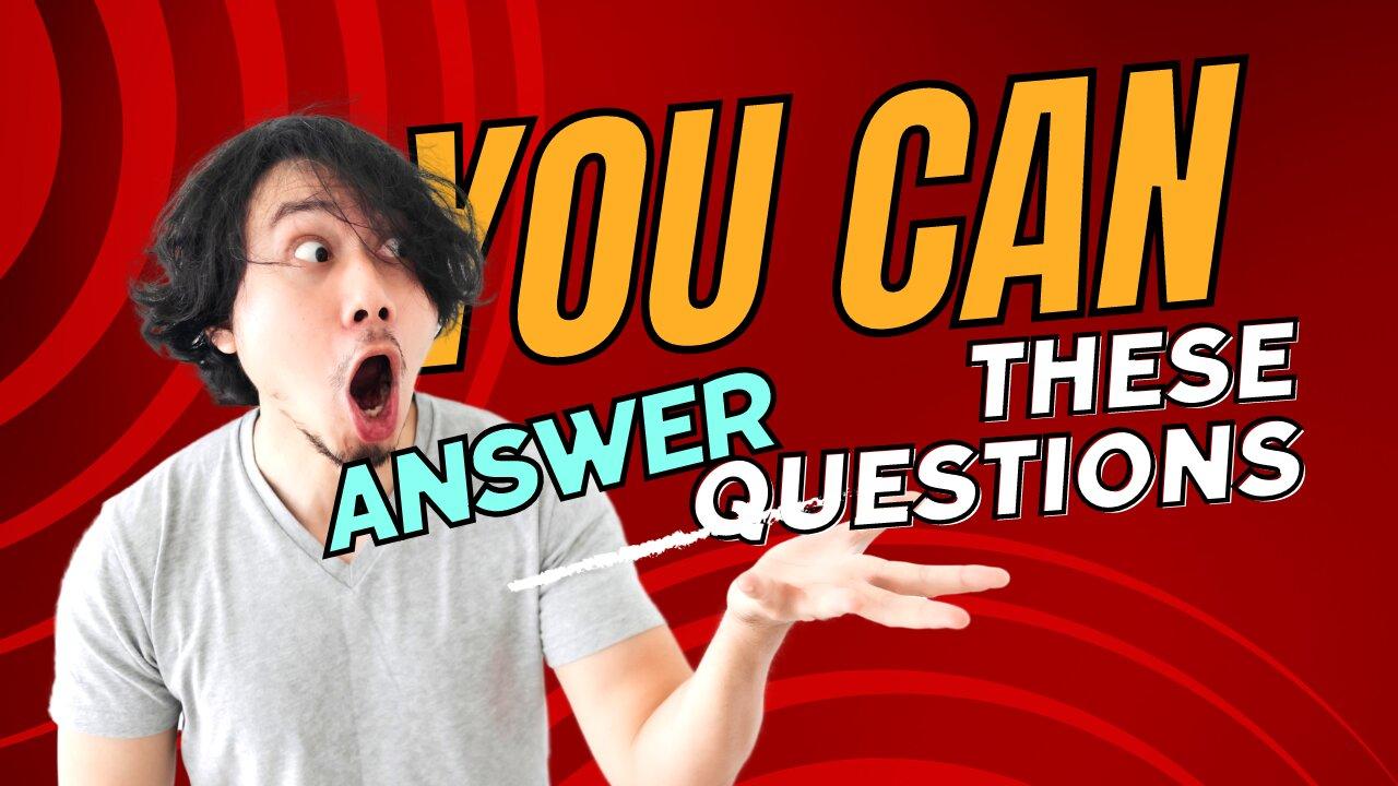 Here are mixed-topic questions for you - One News Page VIDEO