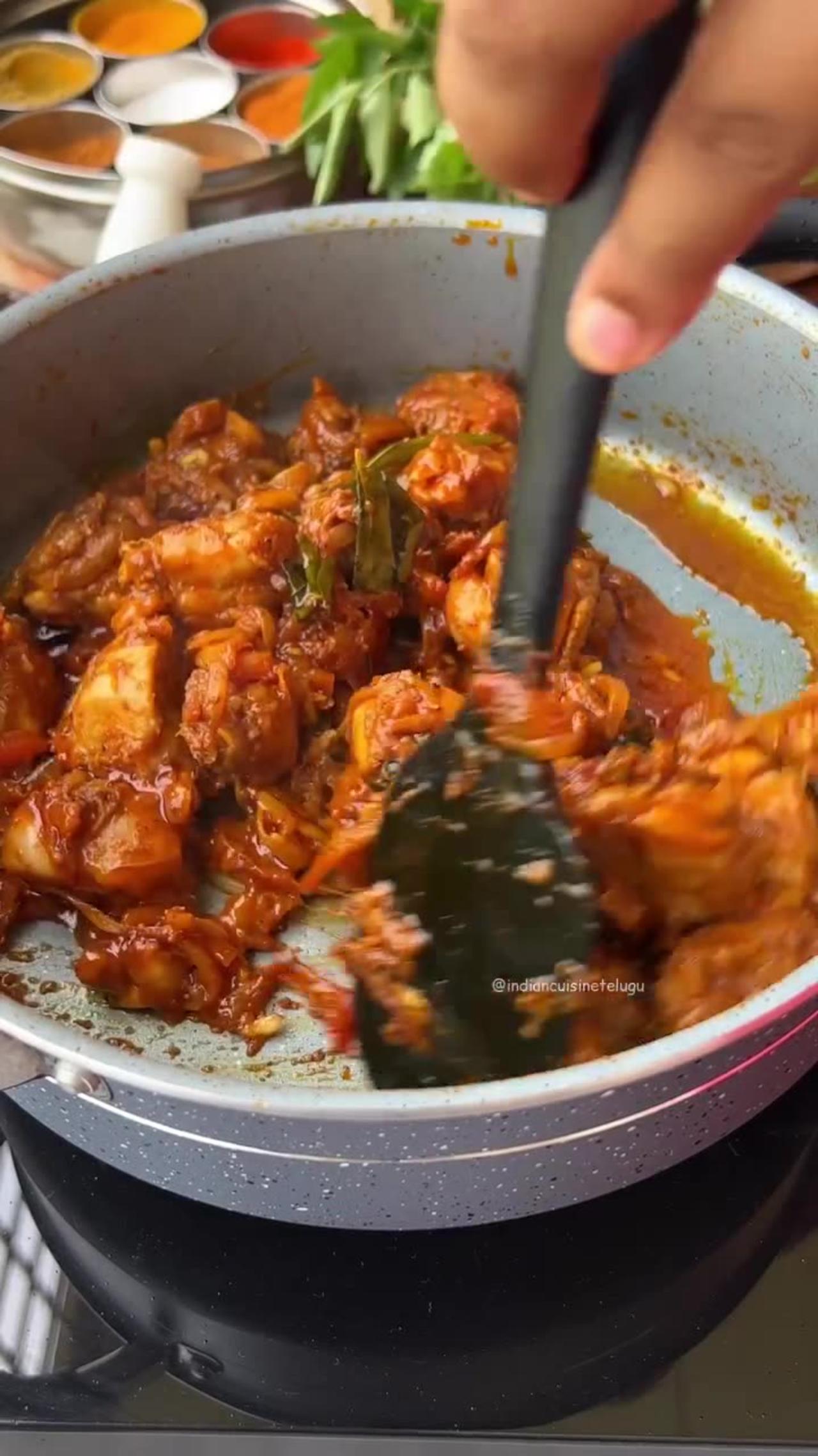 Kerala Style chicken Roast cooking recipe - One News Page VIDEO