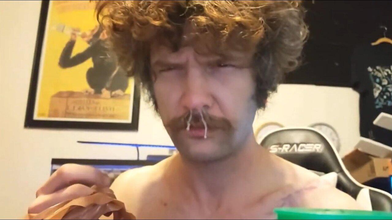 Justin Schainberg being disgusting and snotting - One News Page VIDEO