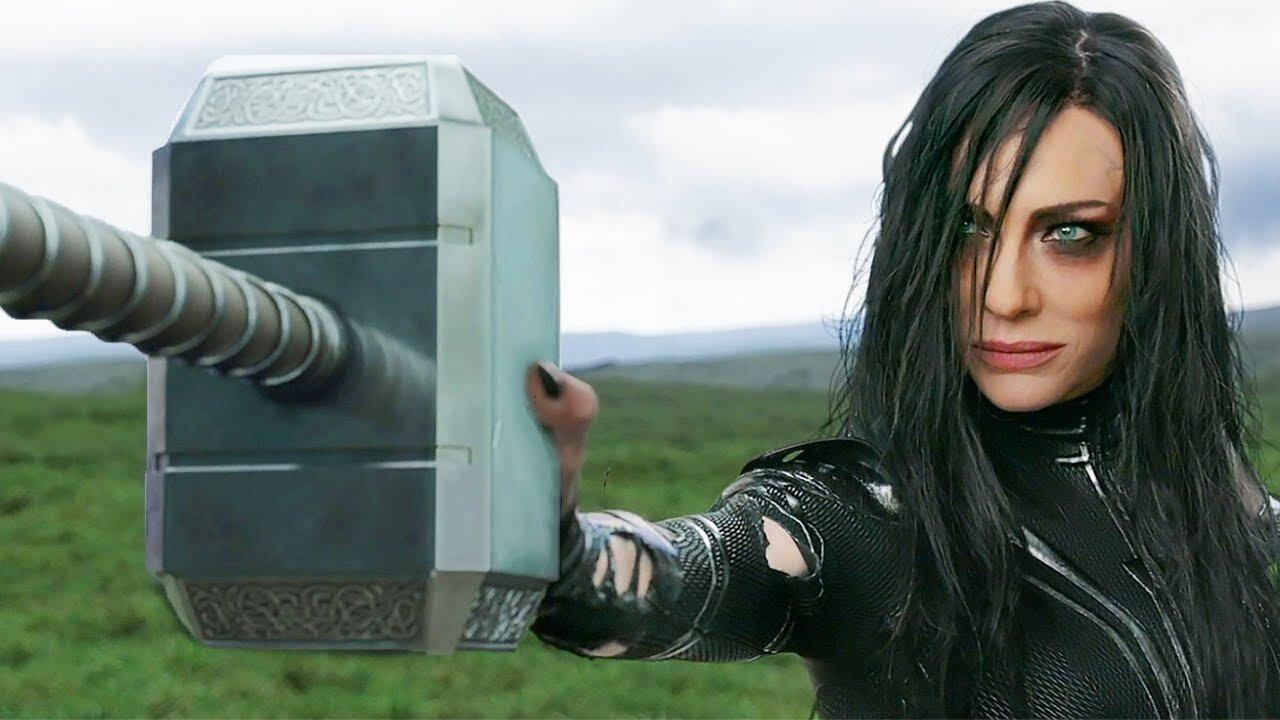 Hela Destroys Mjolnir Scene - Thor_ Ragnarok - One News Page VIDEO