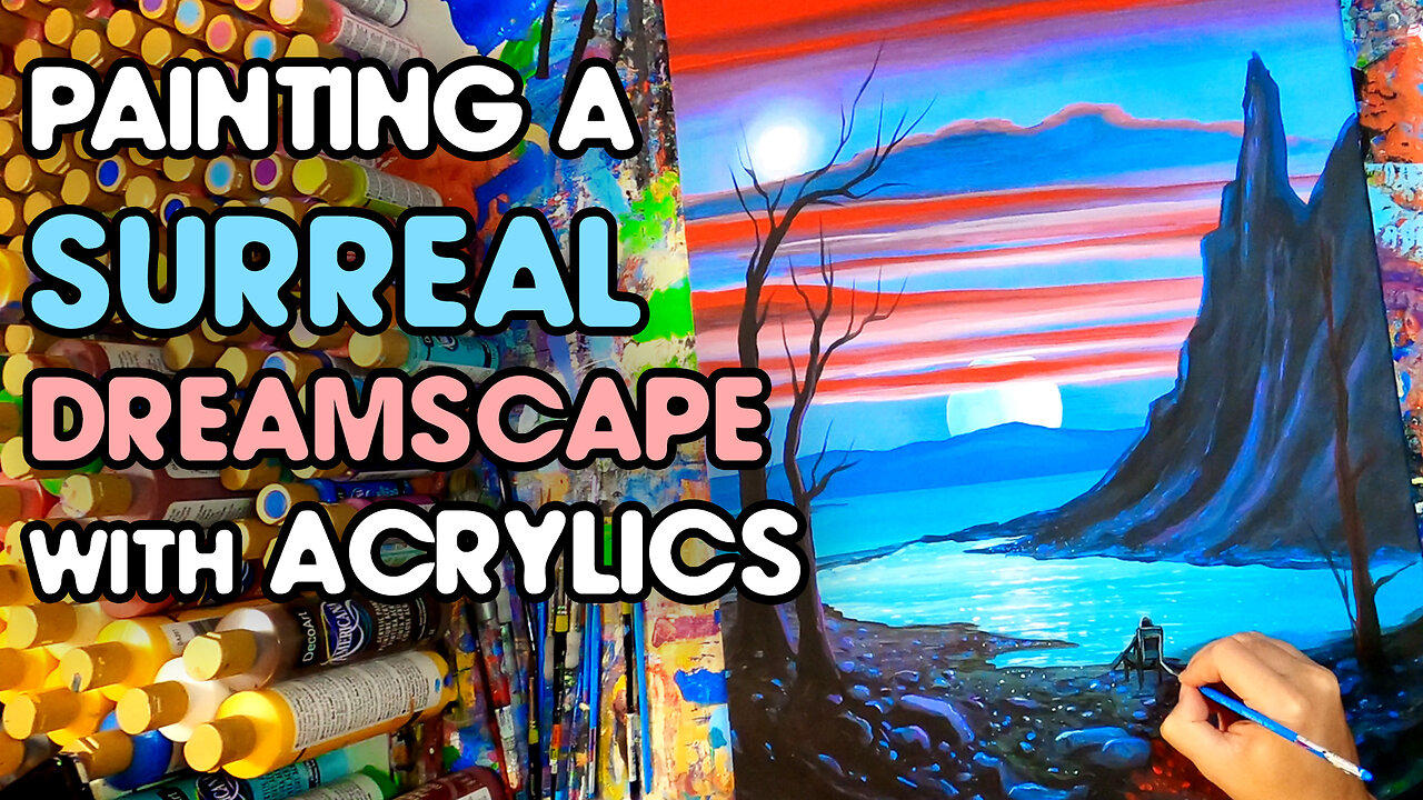 Painting A Surreal Dreamscape With Acrylic - One News Page VIDEO