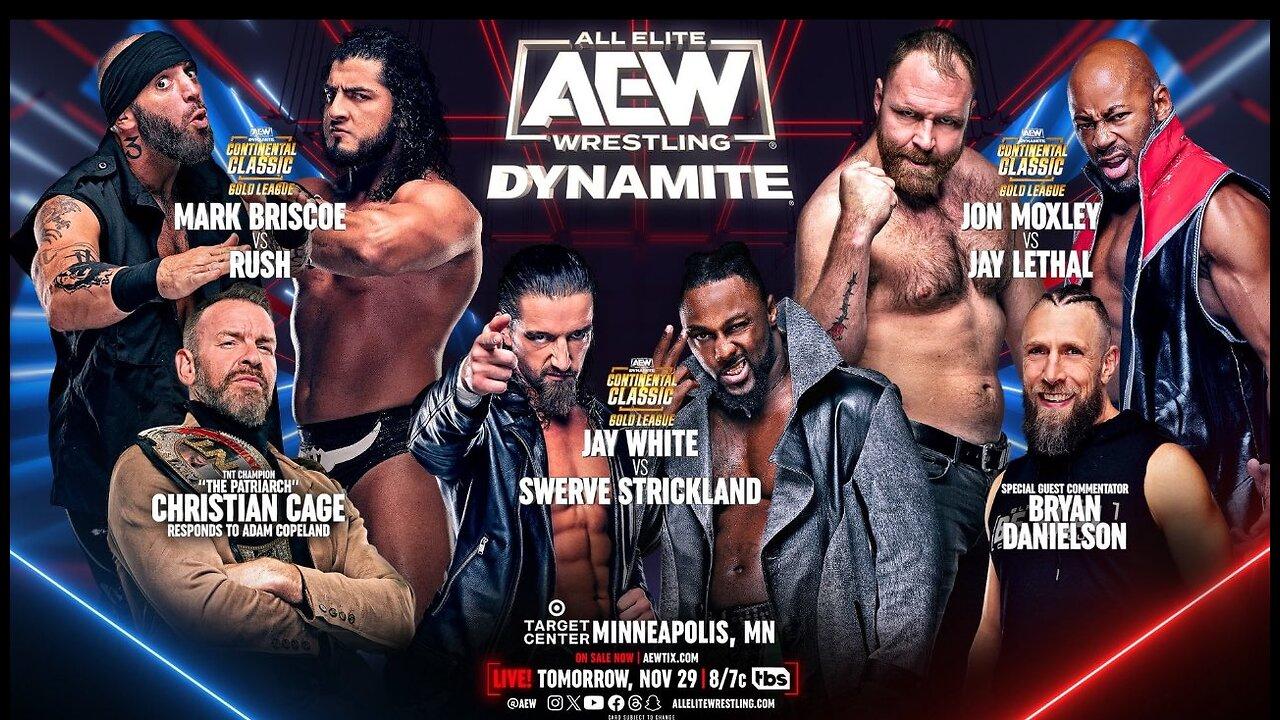 AEW Dynamite Nov 29th Watch Party/Review (with - One News Page VIDEO