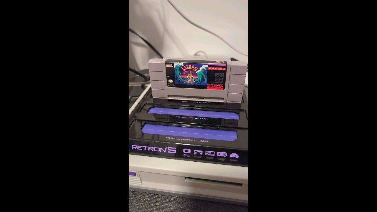 Retron 5 Retro Backlog Gaming: Lagoon SNES Nov - One News Page VIDEO