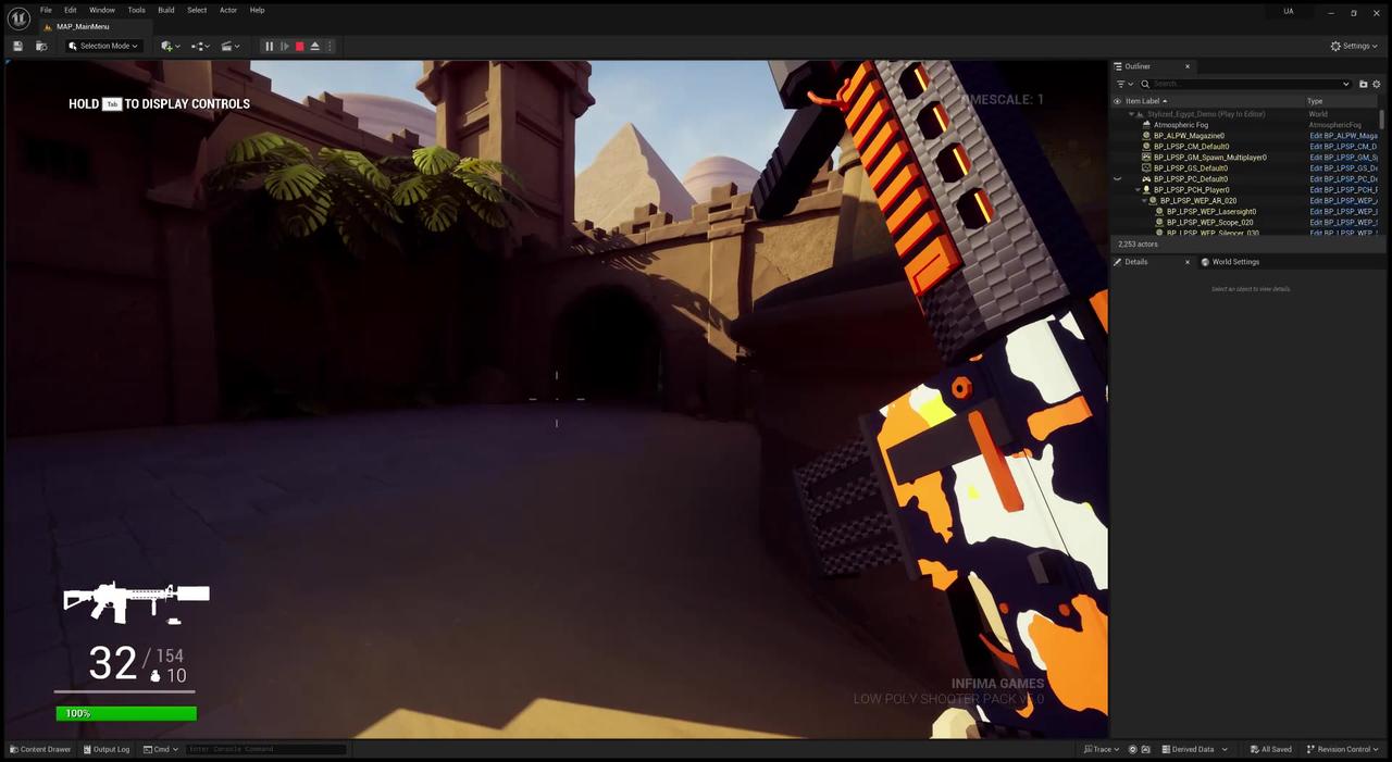 Shooter I am working in Unreal Engine 5.3 - One News Page VIDEO