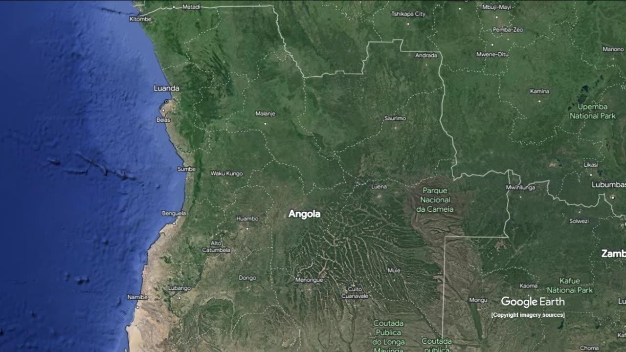 "Angola Odyssey: Google Earth Zoom Across - One News Page VIDEO