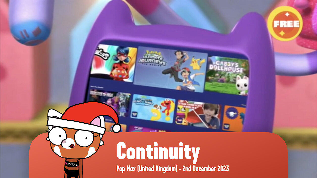 Pop Max (UK) - Continuity (2nd December 2023) - One News Page VIDEO