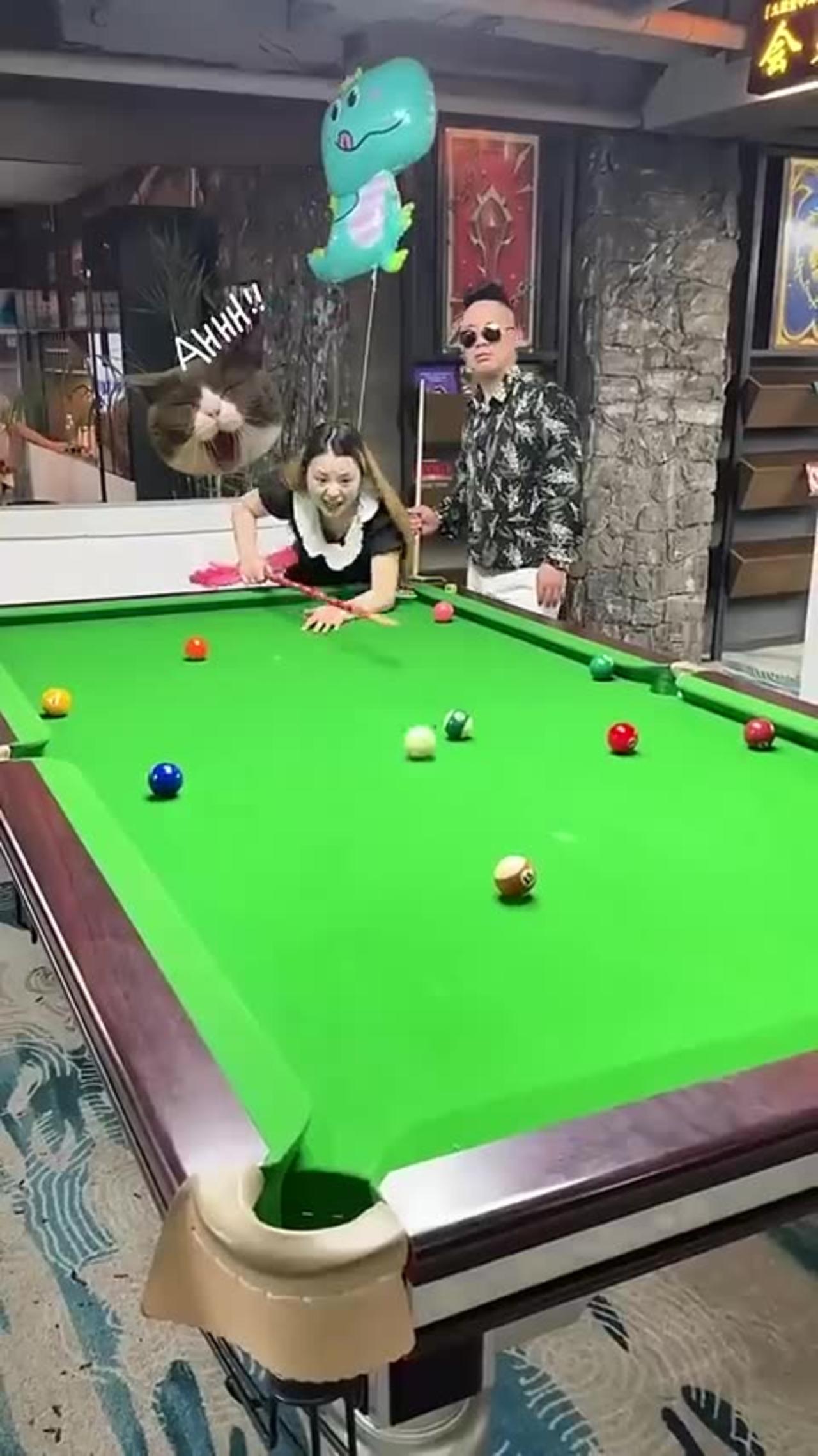 Billiards table comedy😂😂 # funny video - One News Page VIDEO