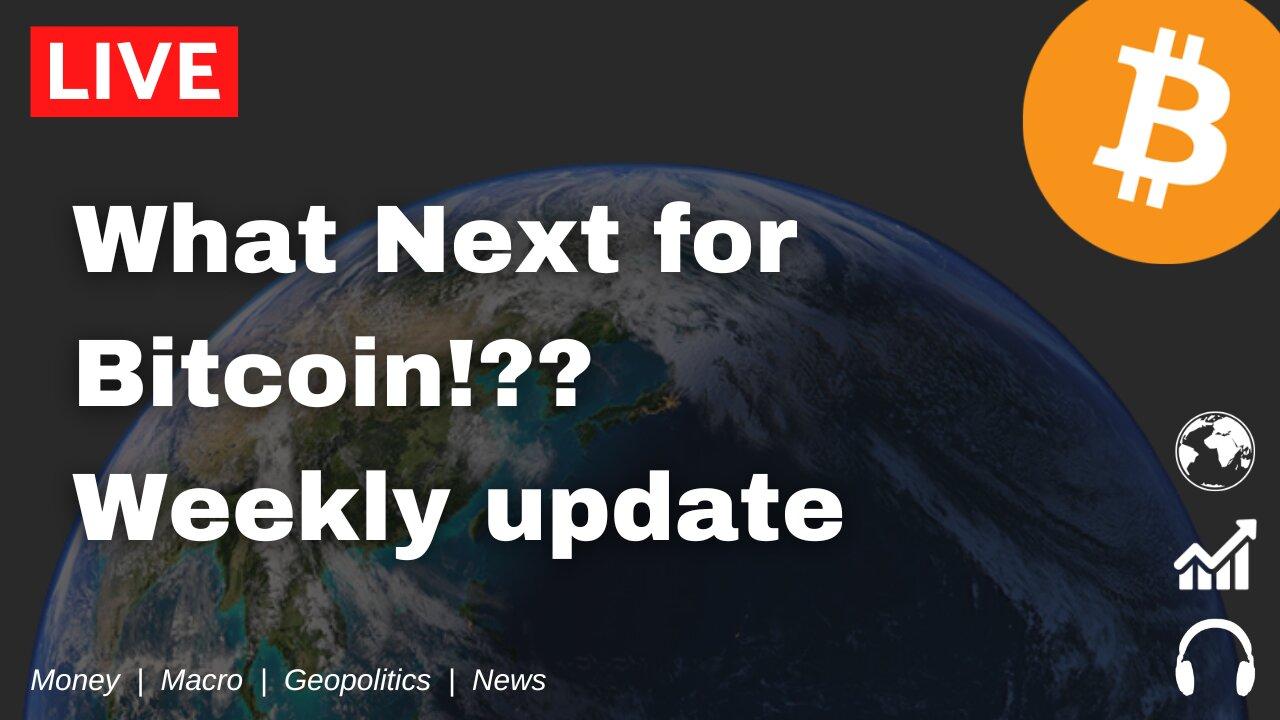 What Next for Bitcoin!?? | Weekly Update | $50K - One News Page VIDEO