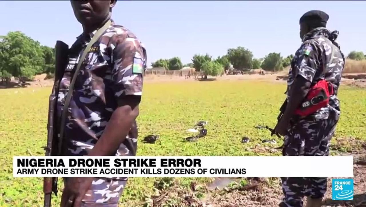 Dozens killed after Nigerian army drone strike - One News Page VIDEO