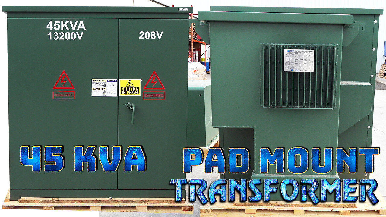 45 KVA Pad Mount Transformer - 13200Y/7620 - One News Page VIDEO